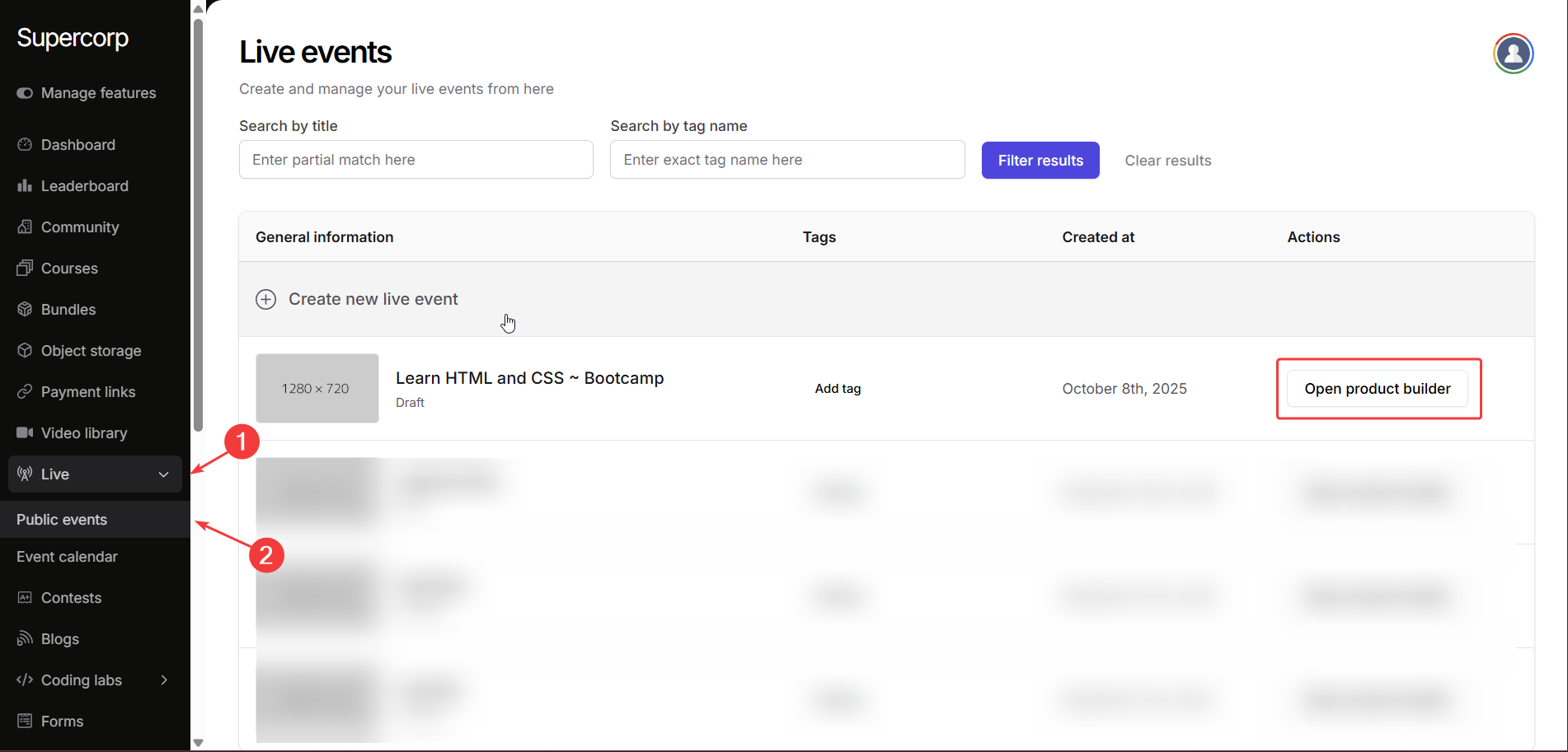 Public Events - Fermion Documentation